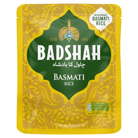 Badshah Basmati Rice 220g - Tesco Groceries