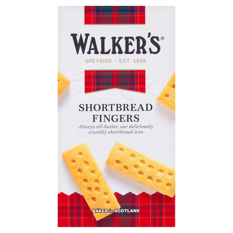 Walker's Shortbread Fingers 160g - Tesco Groceries