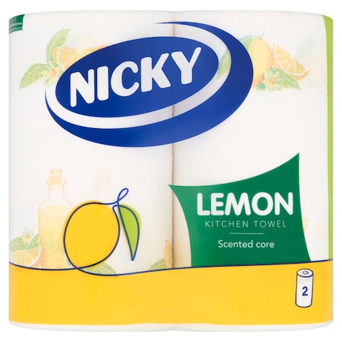 Nicky Lemon Kitchen Towel 2 Rolls - Tesco Groceries