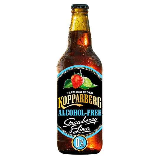 Kopparberg Strawberry & Lime Alcohol Free 500Ml - Tesco Groceries
