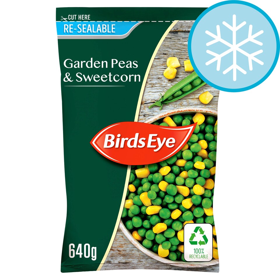 Birds Eye Garden Peas & Sweetcorn 640G - Tesco Groceries