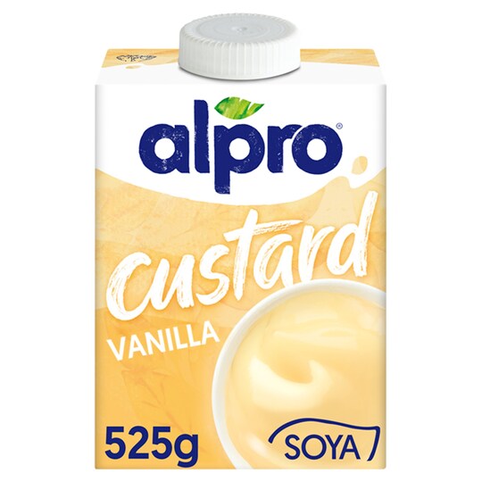 Alpro Vanilla Soya Custard 525G - Tesco Groceries