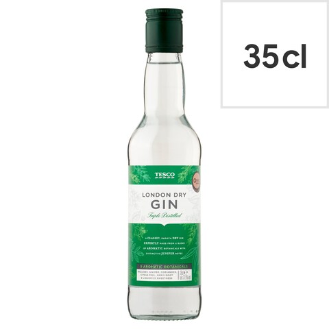 Tesco Dry London Gin 35Cl - Tesco Groceries