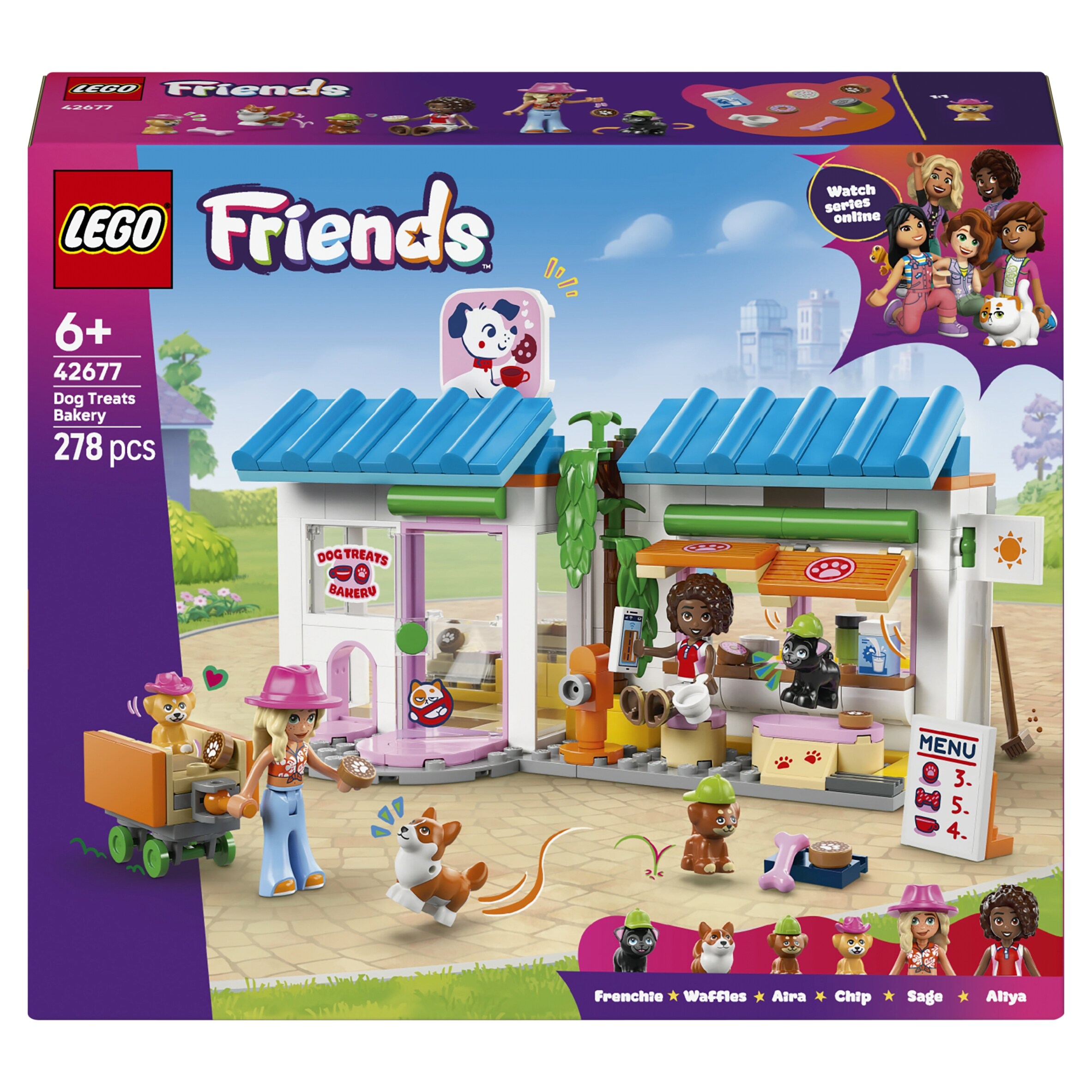 LEGO Friends 42677 Jutifalat pékség - Tesco Groceries