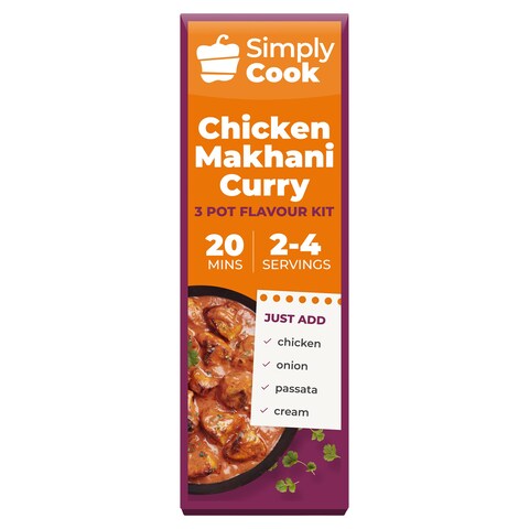 Simply Cook Chicken Makhani Recipe Kit 41g - Tesco Groceries