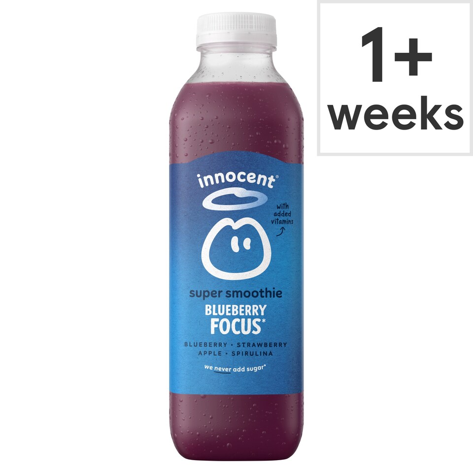Innocent Blueberry Focus Super Smoothie 750ml - Tesco Groceries