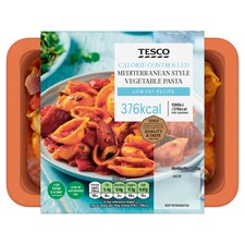 Tesco Calorie Controlled Mediterranean Style Vegetable Pasta 380g ...