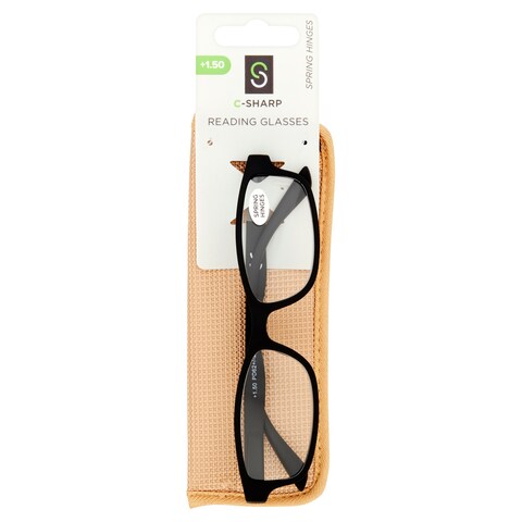 C-Sharp Unisex Reading Glasses +1.50 - Tesco Groceries