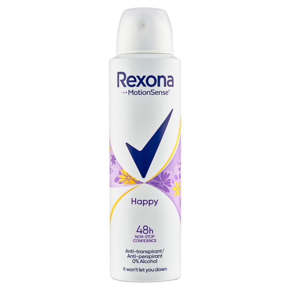 Rexona Happy Anti-Perspirant Spray 150 ml - Tesco Groceries