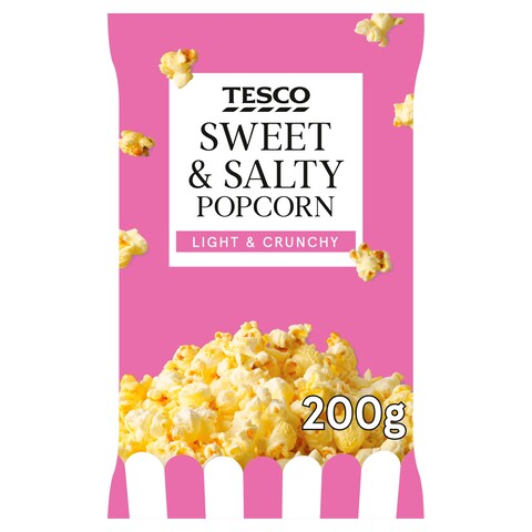 Tesco Popcorn Sweet And Salt 200G - Tesco Groceries