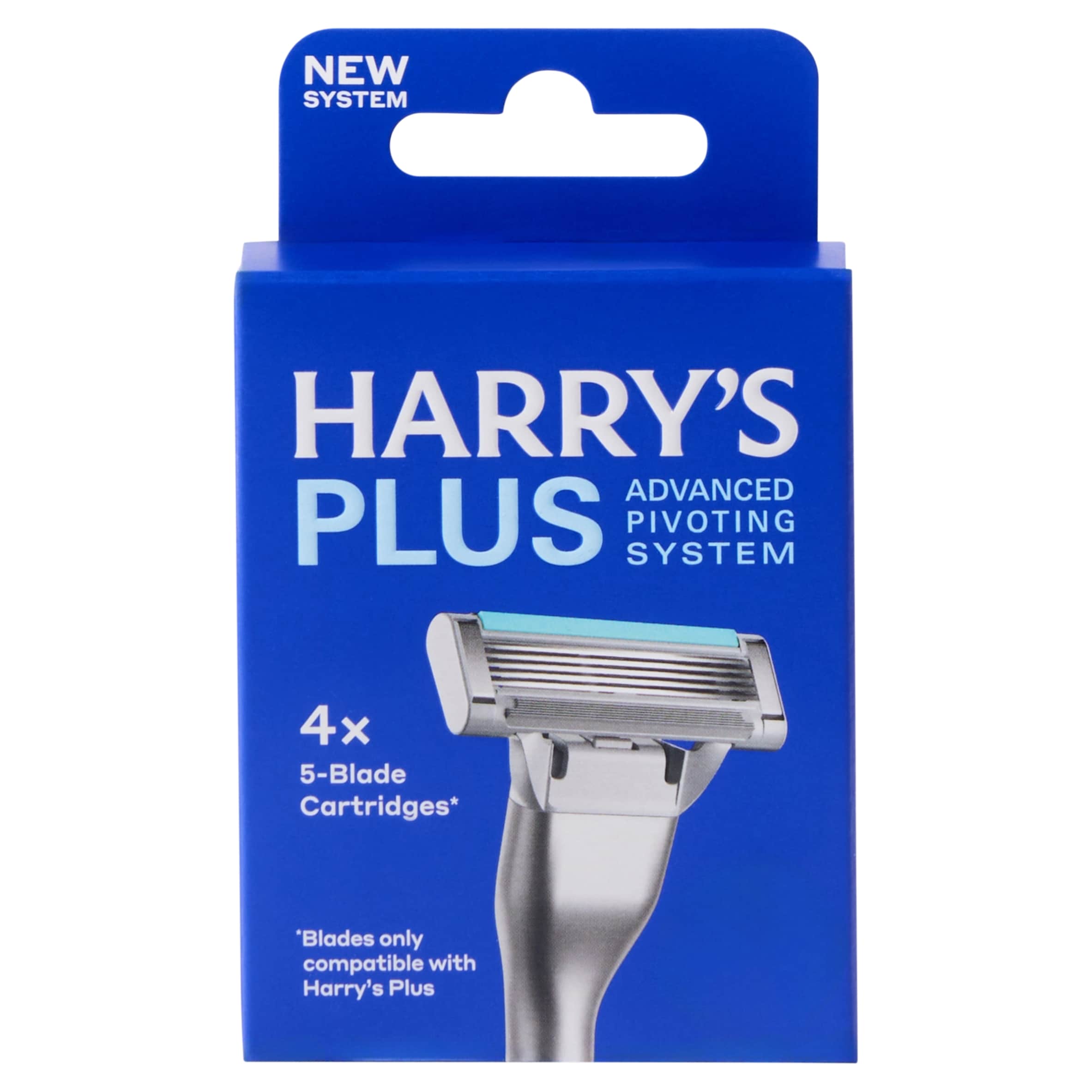 Harry's Plus Razor 5 Blade Cartridges 4s - Tesco Groceries