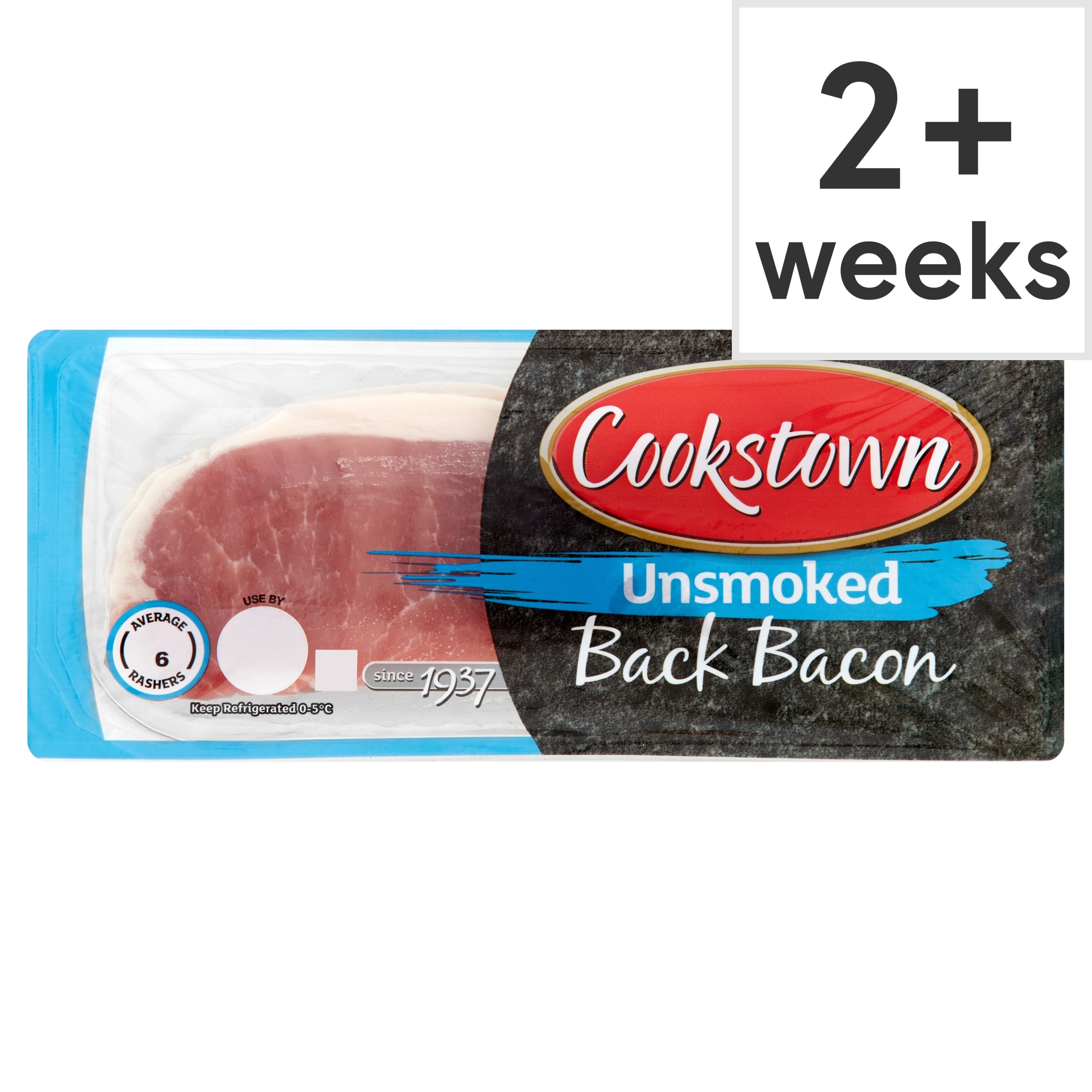 Cookstown Unsmoked Back Bacon 200G - Tesco Groceries