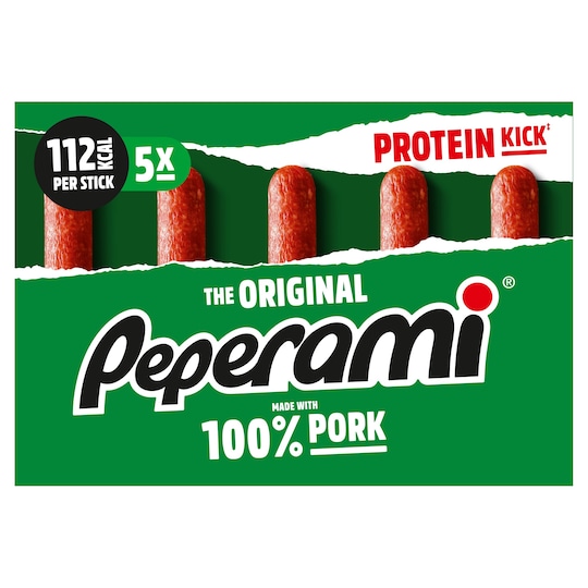 Peperami Original 5 Pack 5X22.5G - Tesco Groceries