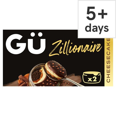 Gu-Zillionaire Cheesecake 2X91.5G - Tesco Groceries