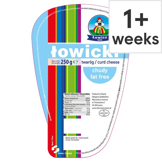 Lowicz Twarog Fat Free Curd Cheese 250G - Tesco Groceries