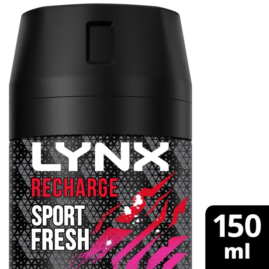 Lynx Recharge Body Spray 150Ml - Tesco Groceries