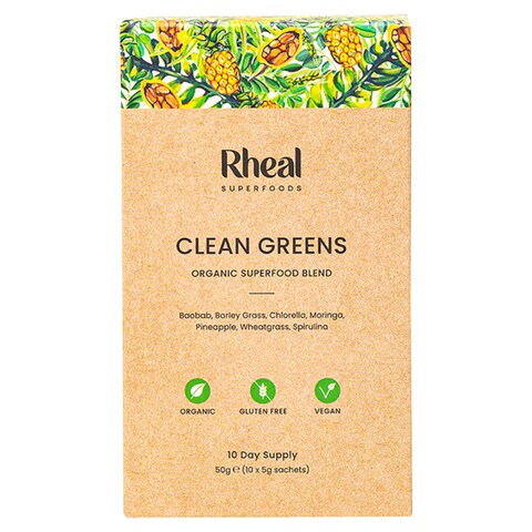 Rheal Superfoods Clean Greens 10x5g - Tesco Groceries