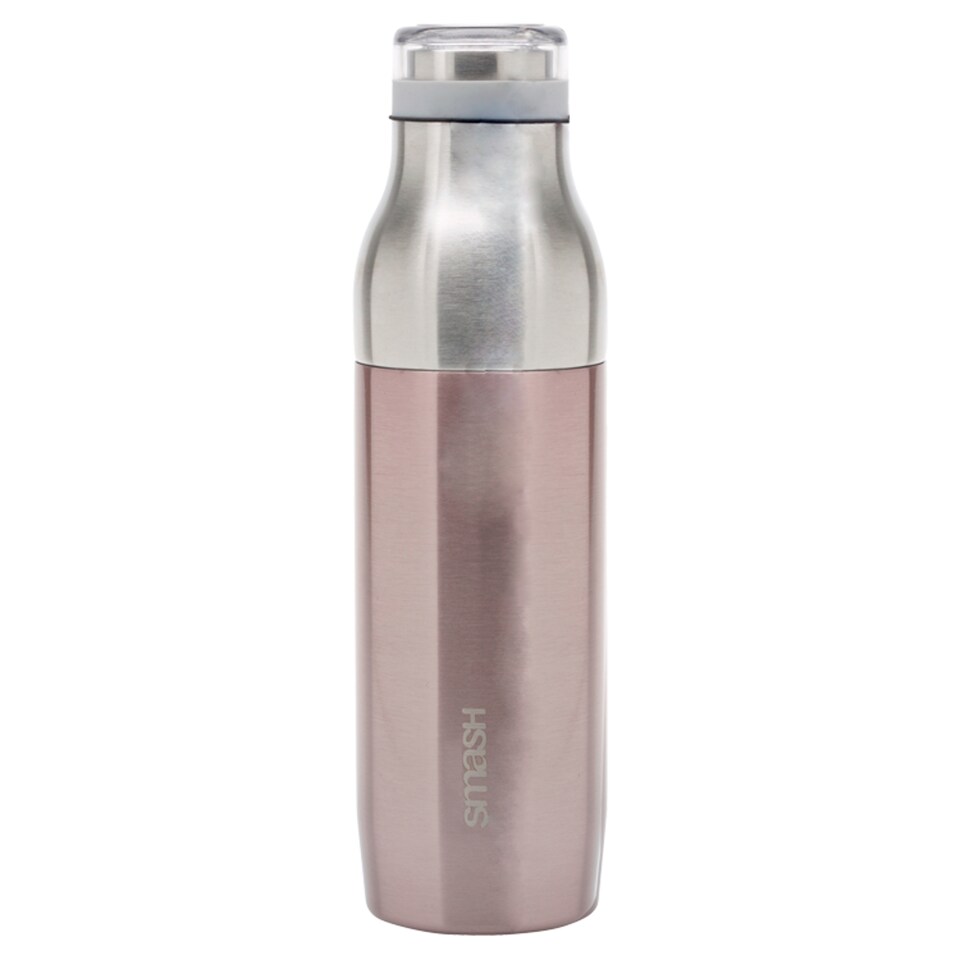 Smash Blue Insulated Bottle 500Ml - Pink - Tesco Groceries