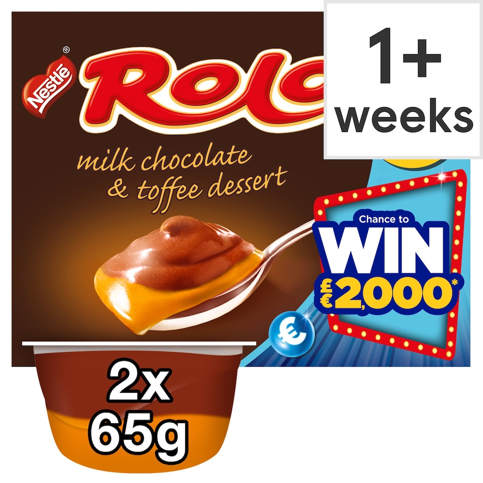 Nestle Rolo Dessert 2X65g - Tesco Groceries