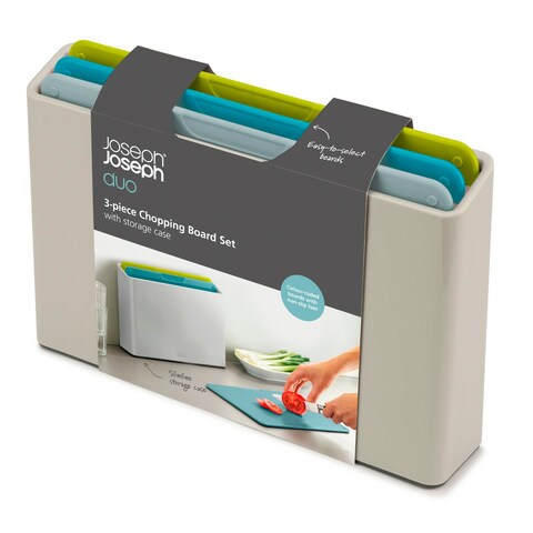 Joseph Joseph 3 Piece Chopping Board Set - Tesco Groceries