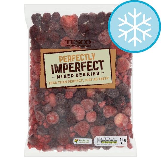 Tesco Perfectly Imperfect Frozen Mixed Berry 1Kg - Tesco Groceries