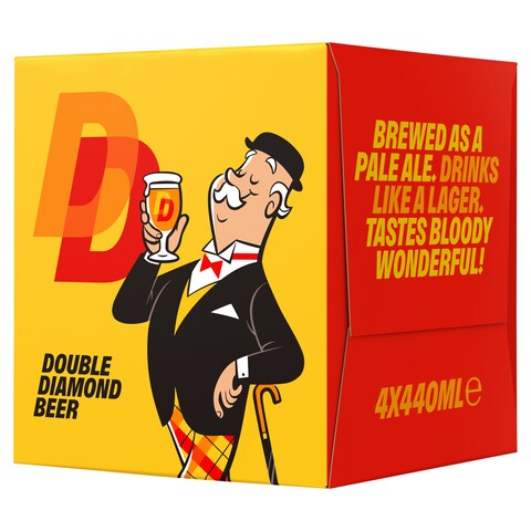 Double Diamond Beer 4x440ml - Tesco Groceries