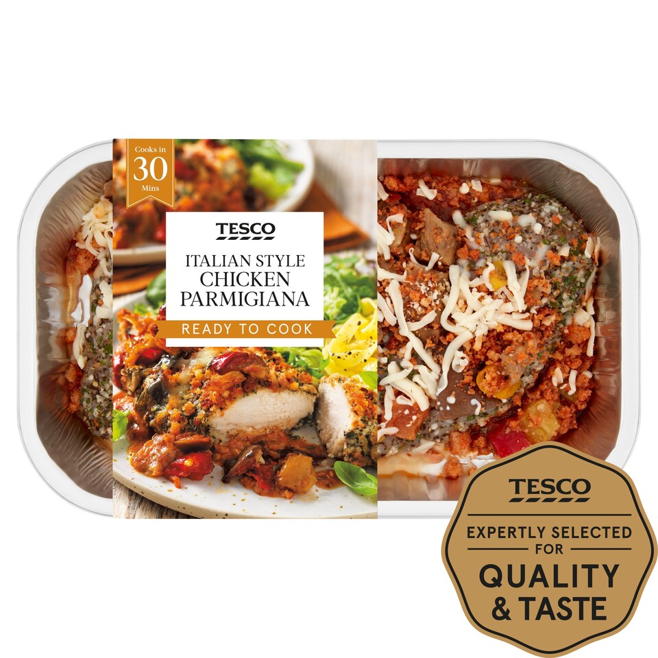Tesco Italian Style Chicken Parmigiana 440G - Tesco Groceries