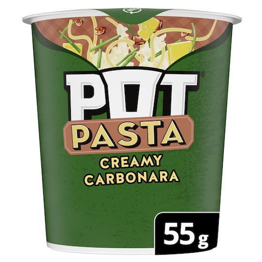 Pot Pasta Creamy Carbonara 55G - Tesco Groceries
