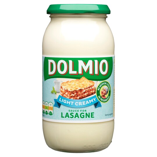 Dolmio Light Creamy Sauce For Lasagne 470G - Tesco Groceries