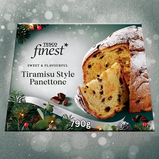 Tesco Finest Tiramisu Style Panettone 790G - Tesco Groceries