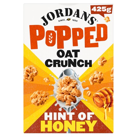 Jordans Popped Oat Crunch Cereal - Hint Of Honey 425g - Tesco Groceries