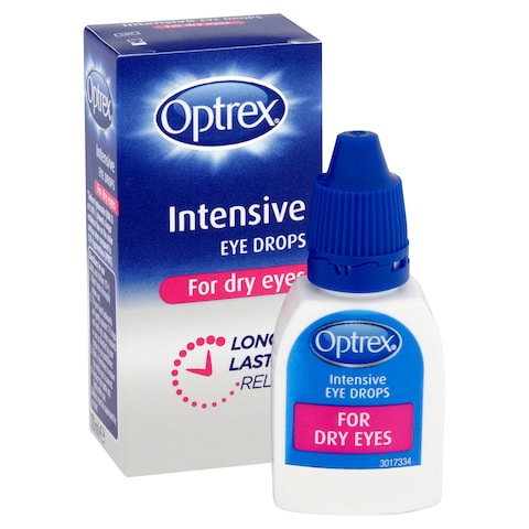 Optrex Intensive Eye Drops For Dry Eyes Long Lasting 10ml - Tesco Groceries