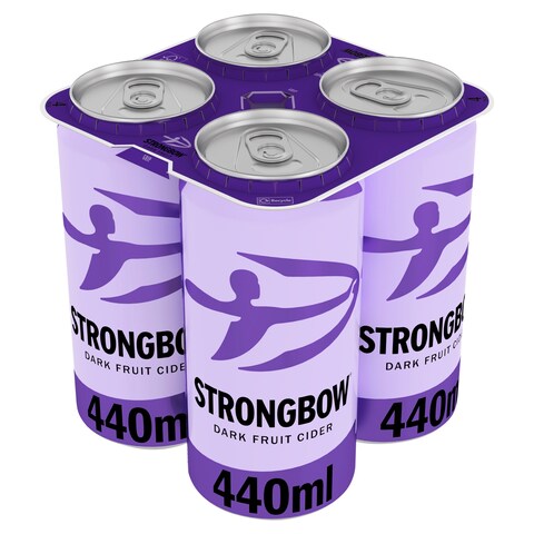 Strongbow Dark Fruit Cider Can 440ml - Tesco Groceries