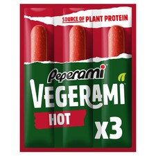 Peperami Vegerami Hot 3 pack 3x20g - Tesco Groceries