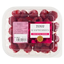 Tesco Raspberries 125 g - Tesco Groceries