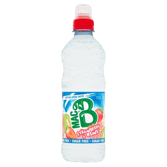 Macb Flavoured Strawberry And Kiwi Still Water 500 Ml - Tesco Groceries
