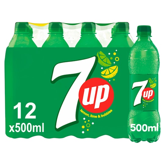 7 Up 500Ml Bottle - Tesco Groceries