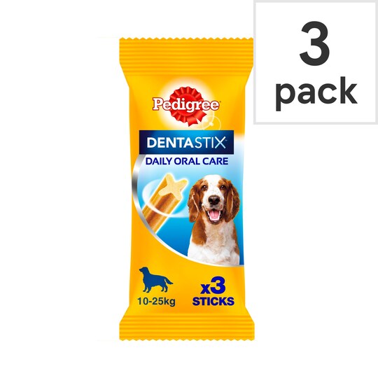 Pedigree Daily Denta Stix Medium Dog 3 Sticks - Tesco Groceries