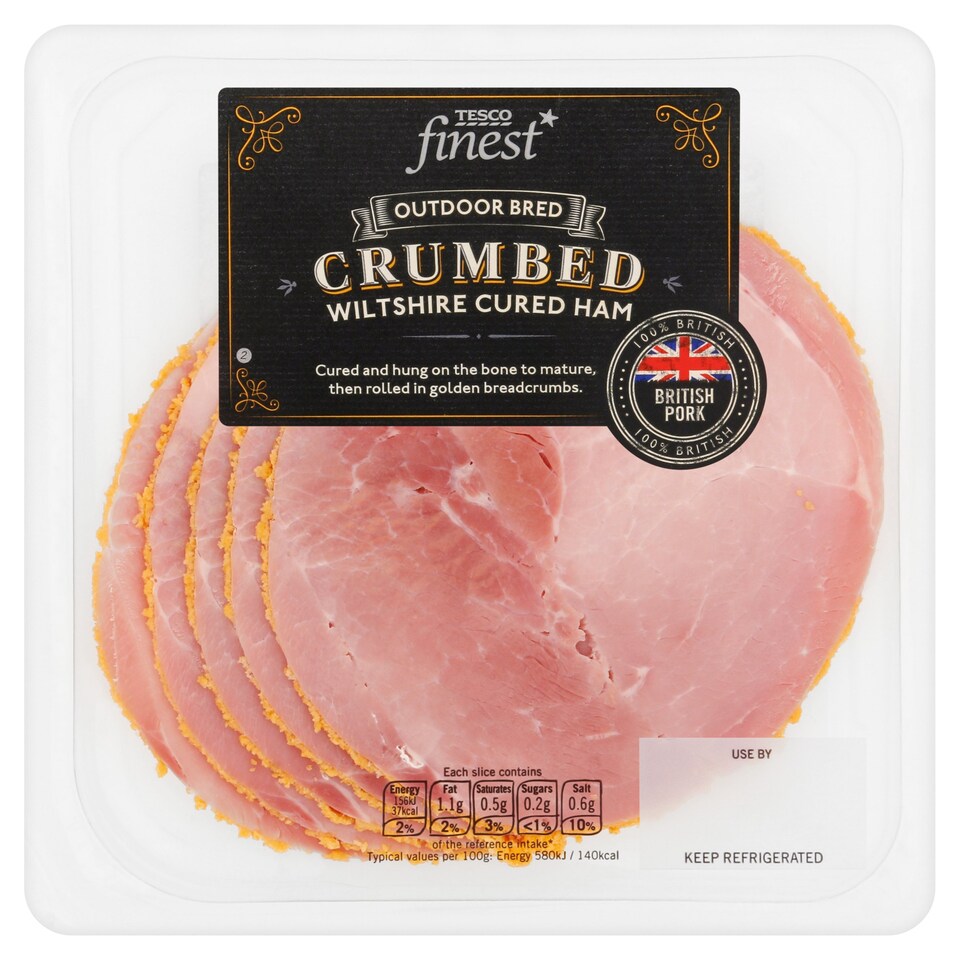 Tesco Finest Sliced Ham 180G - Tesco Groceries