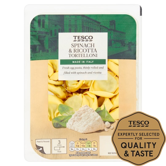 Tesco Spinach & Ricotta Tortelloni 300G - Tesco Groceries