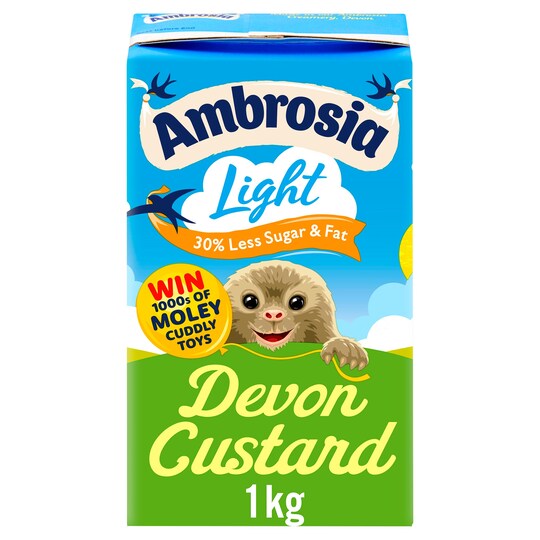 Ambrosia Light Devon Custard 1 Kilograms - Tesco Groceries