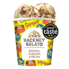 Hackney Gelato Banana, Caramel & Roasted Pecan Gelato 460ml - Tesco ...