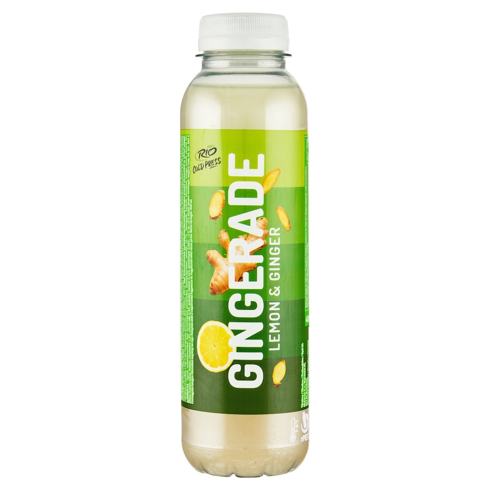 Rio Cold Press Gingerade Lemon & Ginger 400ml - Tesco Groceries