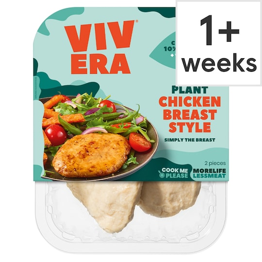 Vivera Plant Chicken Breast 180G - Tesco Groceries