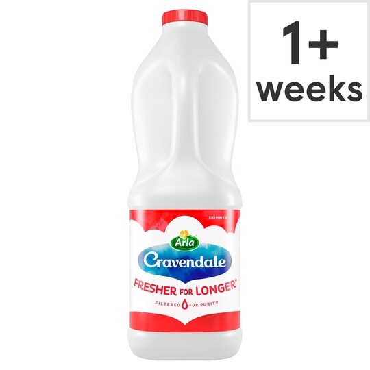 Cravendale Filtered Skimmed Milk 2 Litre - Tesco Groceries