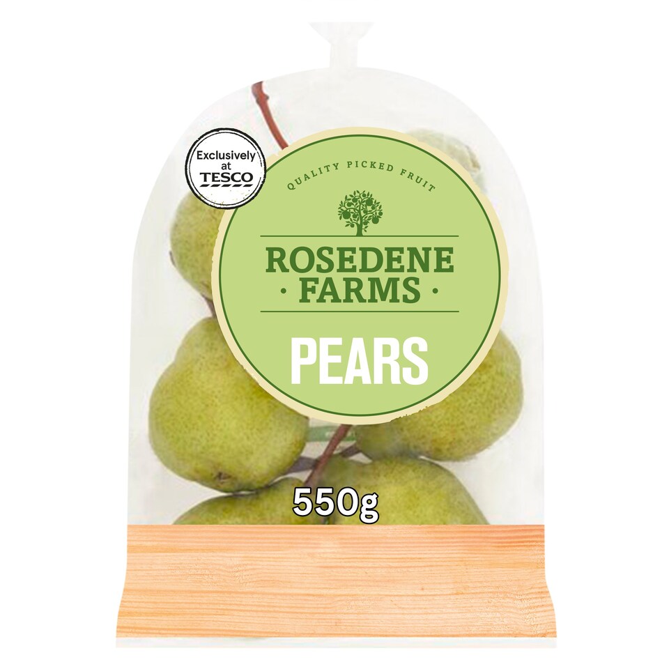 Rosedene Farms Small Pear Pack 550G - Tesco Groceries