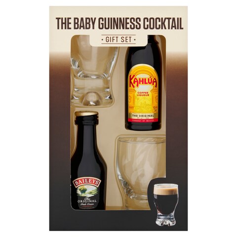 The Baby Guinness Cocktail Gift Set - Tesco Groceries