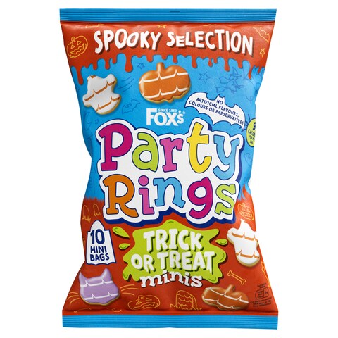 Fox's Party Ring Trick or Treat Minis 10 x 21g - Tesco Groceries