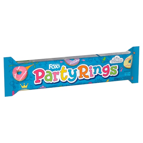 Fox's Party Rings Biscuits 125G - Tesco Groceries
