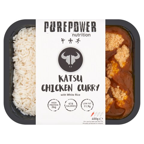 PUREPOWER NUTRITION KATSU CHICKEN CURRY 400G - Tesco Groceries